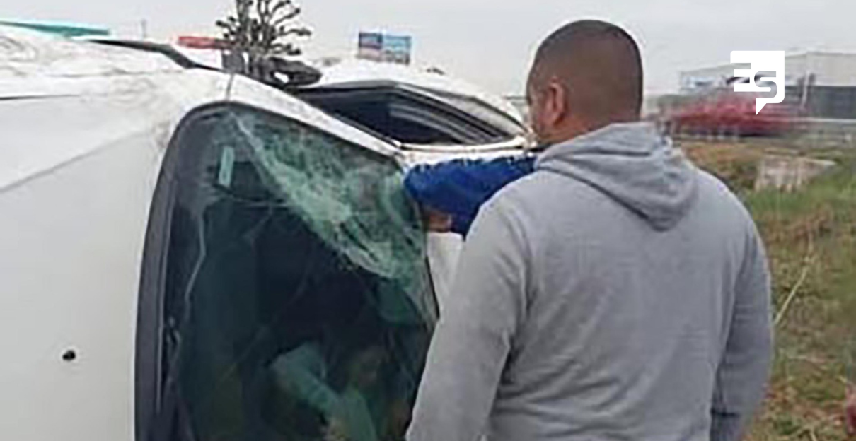 Mujer resulta lesionada tras volcadura en la federal México-Pachuca - Es Periodismo MX